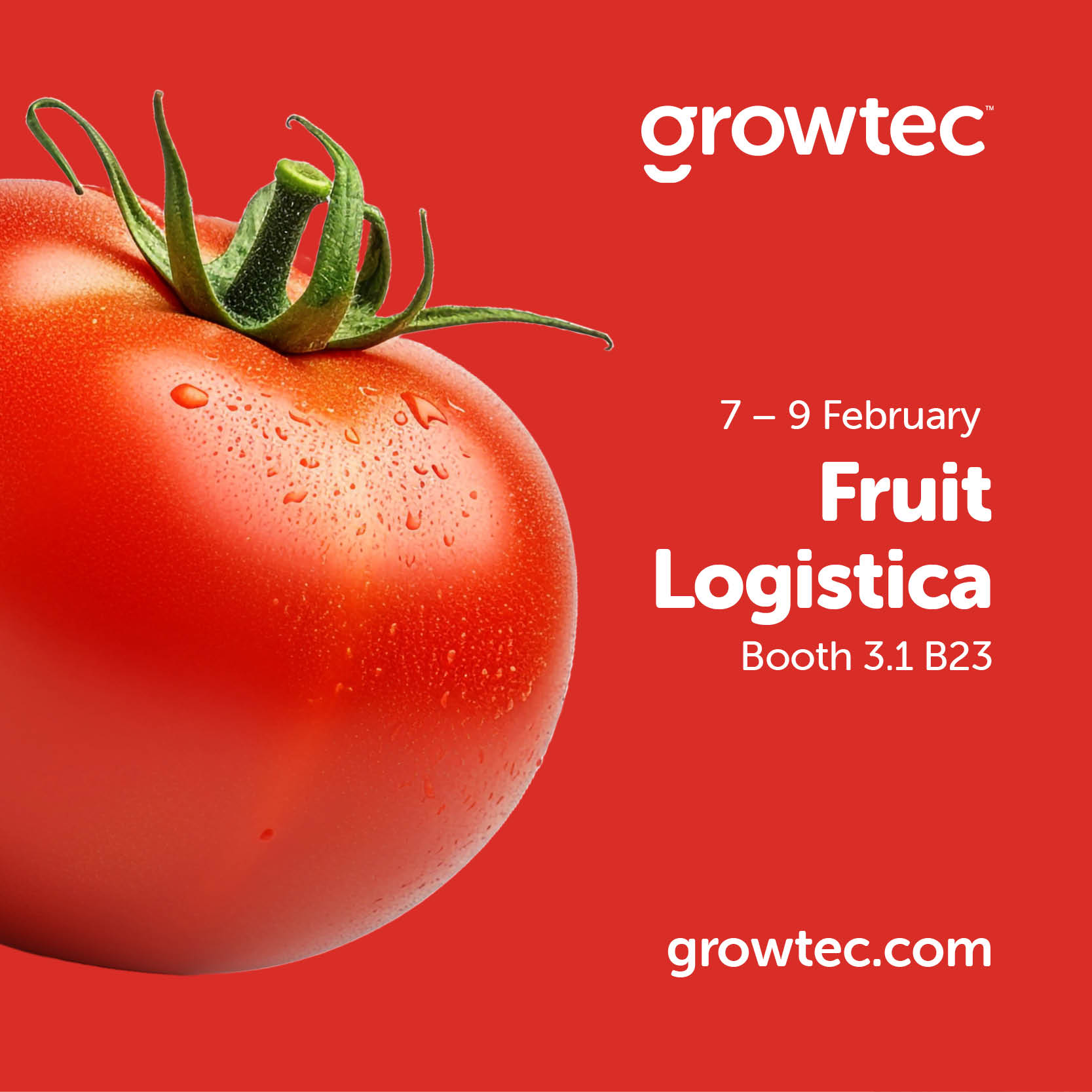 Join us at FRUIT LOGISTICA! – Growtec